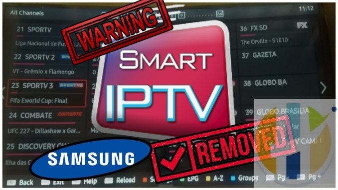 Samsung usuwa smart iptv MobiSerwis